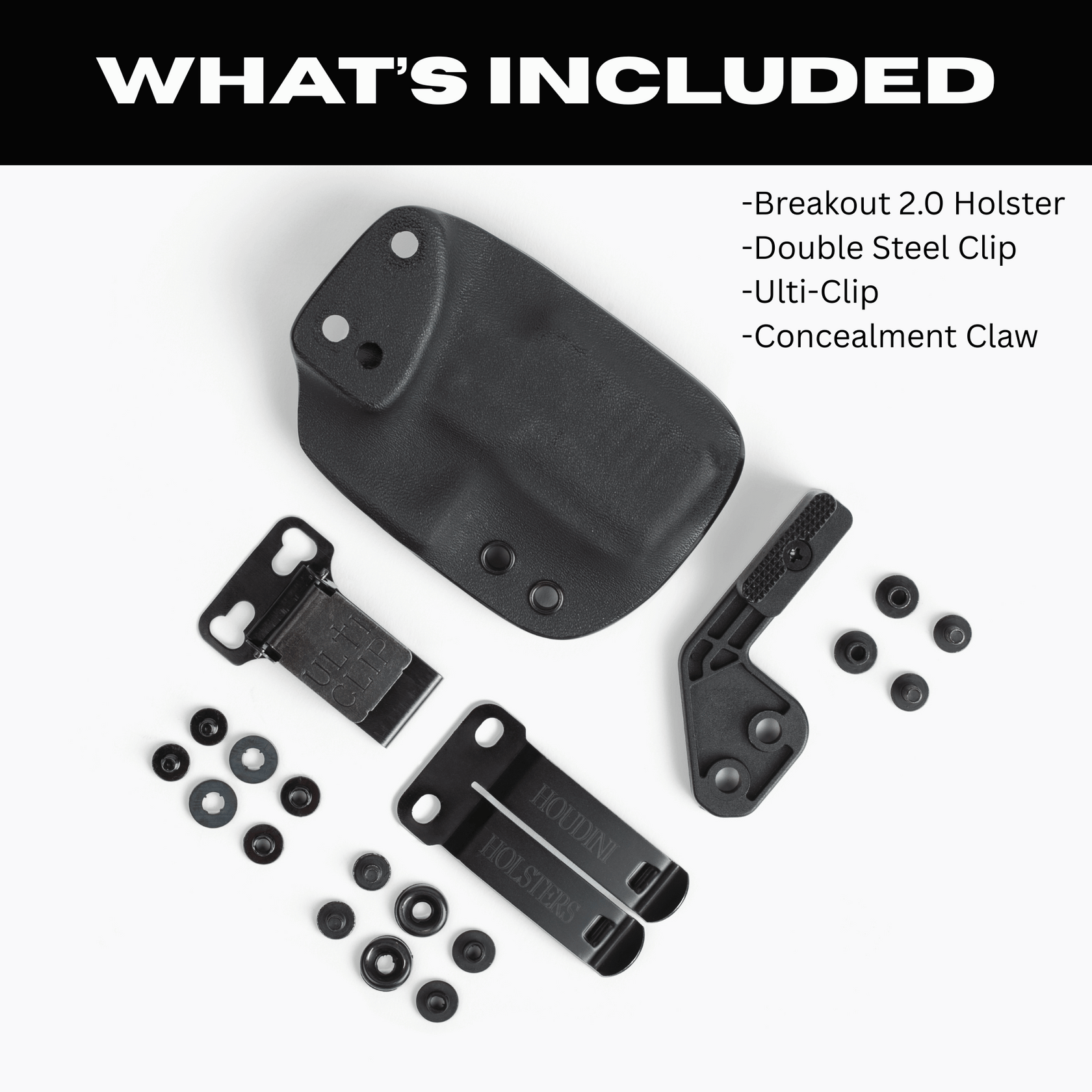 Breakout 2.0 IWB Holster For Rapid Draw Speed! – Houdini Holsters